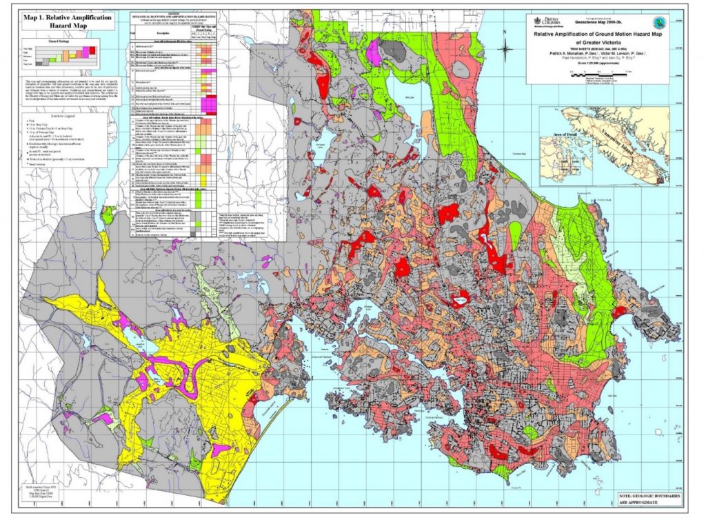 Microzonation Maps – Metro Vancouver Seismic Microzonation Project